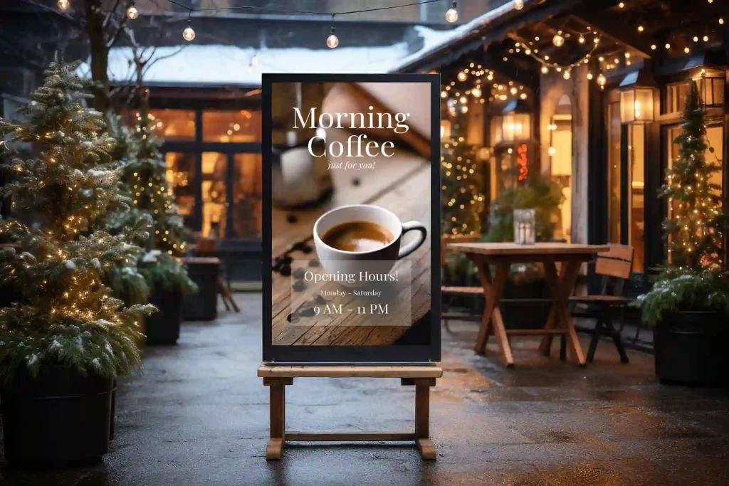 Agile Display Solutions - Wireless ePaper signage display